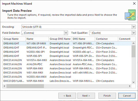 Importing and Exporting Network - Remote Installer